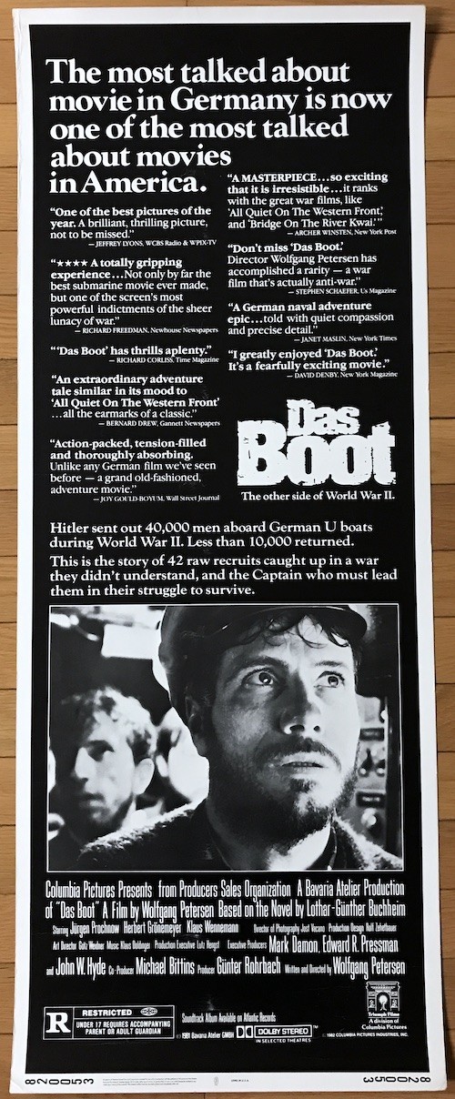 Das Boot (1981) Insert Poster